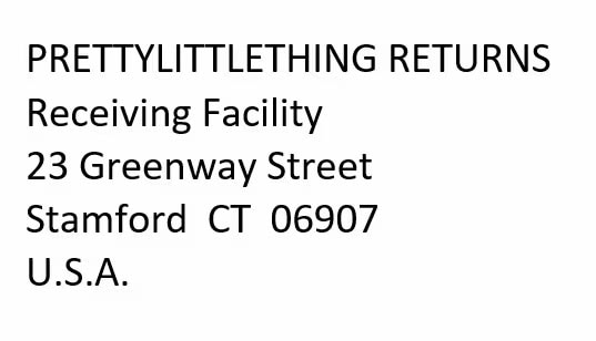 Returns Policy | PrettyLittleThing CA